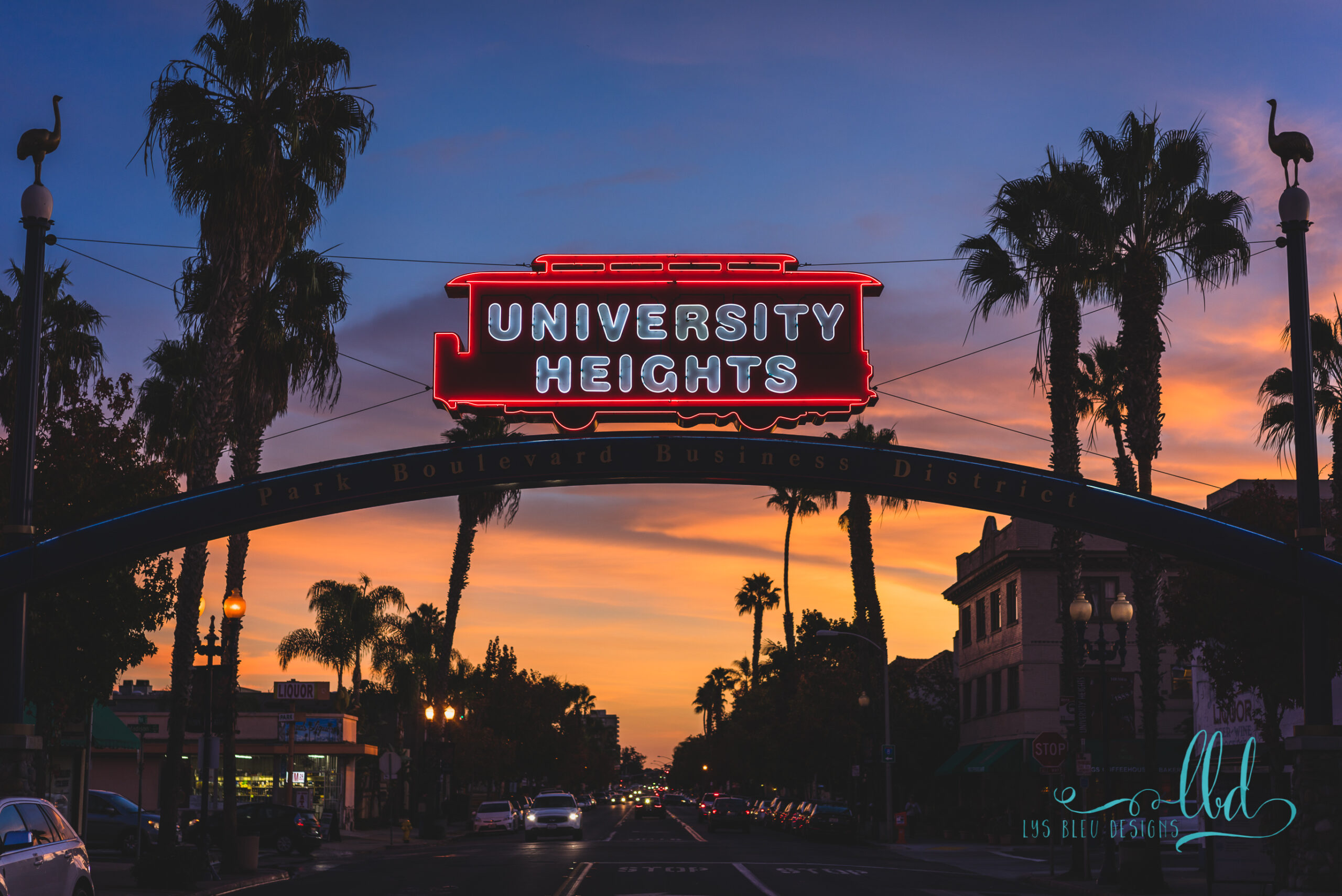 San Diego Neighborhood Signs | Lys Bleu Designs
